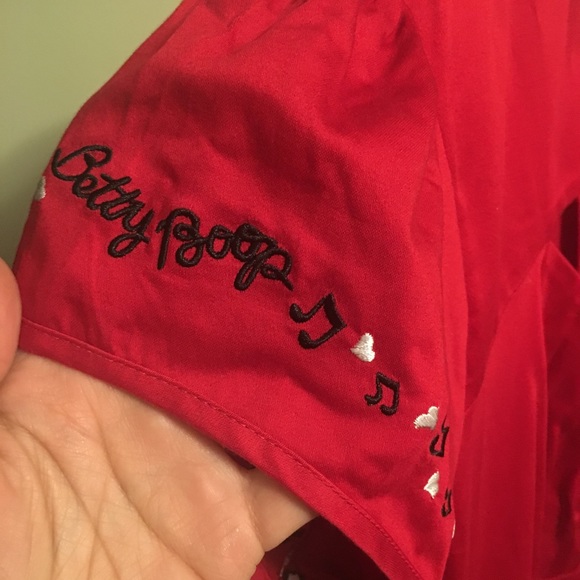 torrid | Dresses | Betty Boop Red Embroidered Keyhole Dress | Poshmark